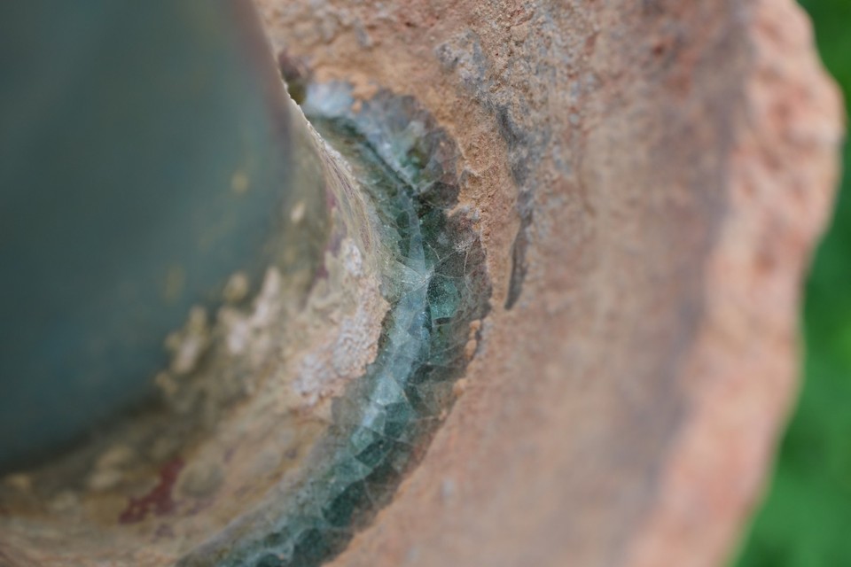 0178 Jun Ware Purple-Splashed Jade Springs Vase (kiln sagger) | eBay