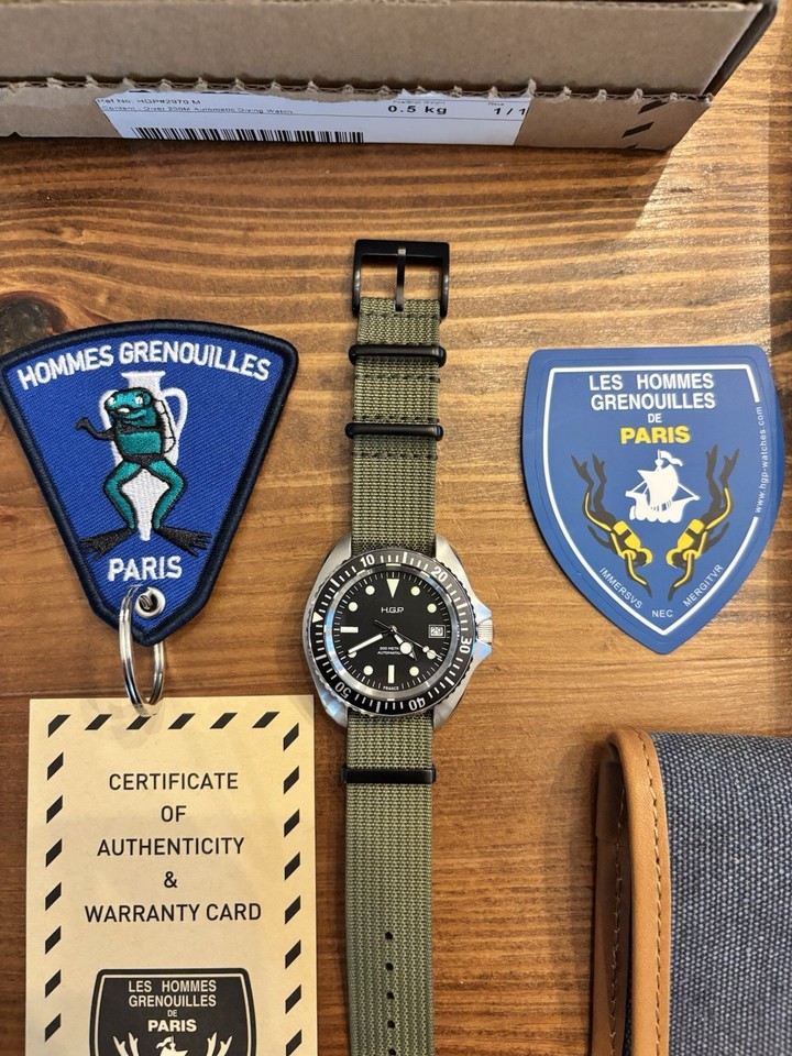 H.G.P Diver 200M (Monnin® Case) Automatic – 200Mm, Sapphire, France ...