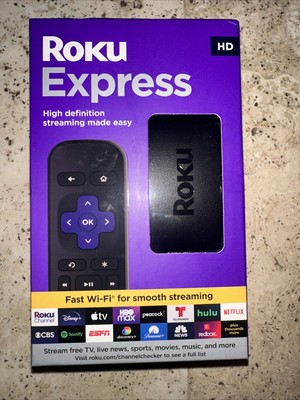 Roku Express Cable Remote - Black (3960R) 829610004914| eBay