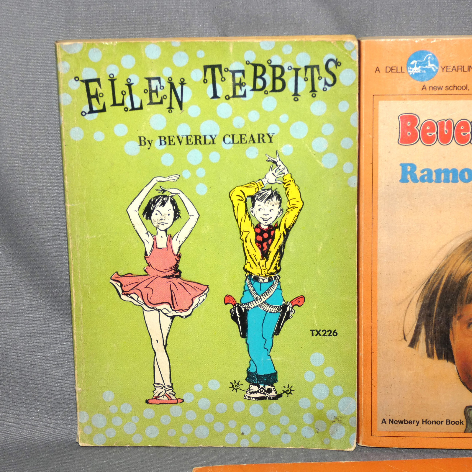 Lot of 5 Beverly Cleary Books Ellen Tebbits Ramona Quimby Scholastic ...