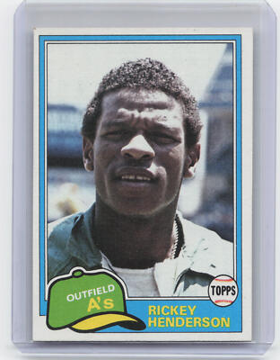 1981 Topps #261 Rickey Henderson | eBay