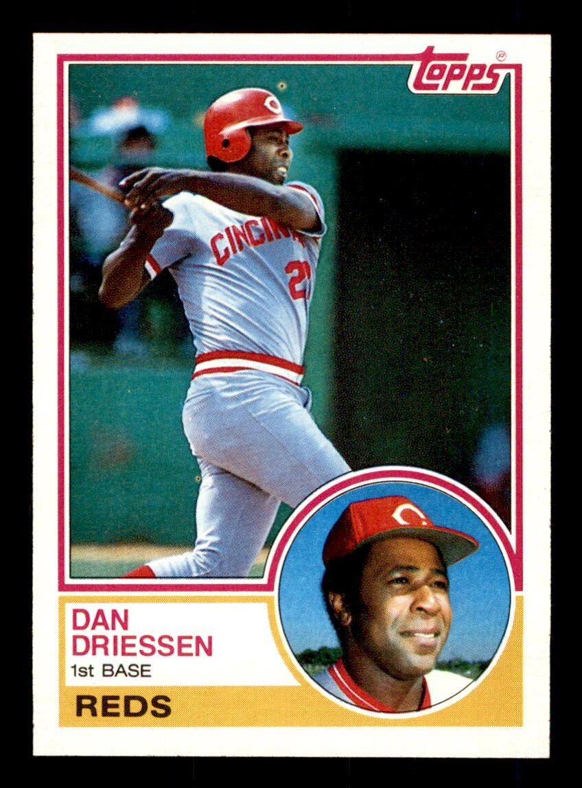 1983 Topps Baseball #165 Dan Driessen EX/MT or Better *cc1 | eBay