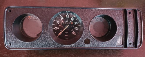 Speedometer - fuel gauge Instrument cluster VW Bus T2 Deluxe/Westfalia ...