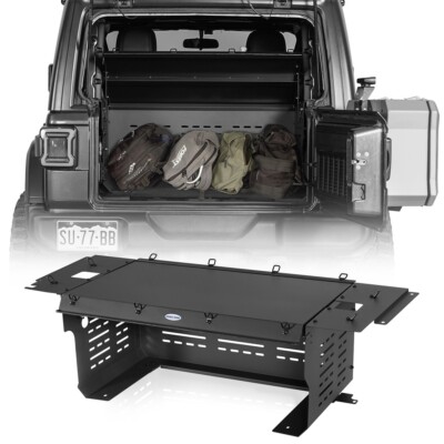 Fit Jeep Wrangler JL 2018-2023 2 Doors Rear Trunk Security Deck Storage ...