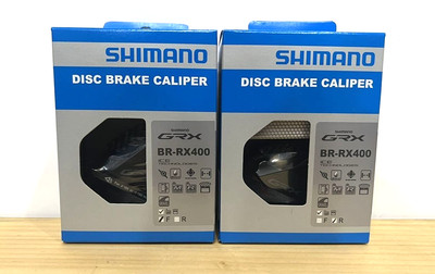 Shimano BR-RX400 GRX Hydraulic Disc Brake Caliper Front & Rear Resin ...