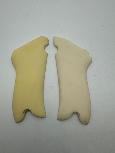 German Luger P08 Erma White Ivory Plastic Presentation grips Bakelite ...