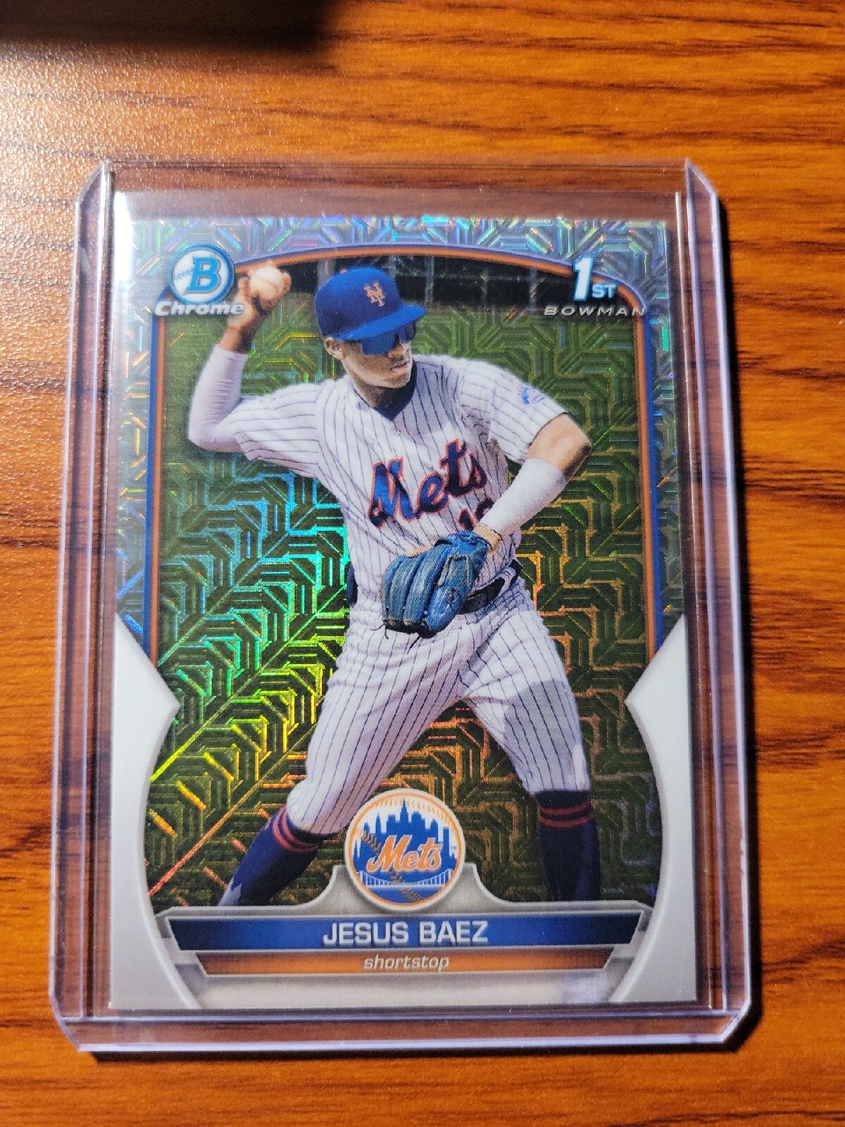 Jesus Baez 2023 Bowman Chrome Mega Box Mojo Refractor #BCP-12 New York ...