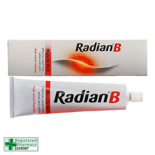 Radian B Muscle Rub 100g - Relief from Aches and Pains UK 5011309141719 ...