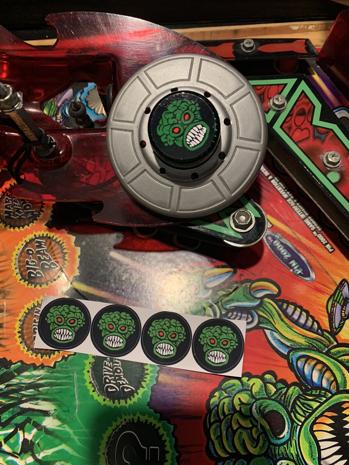 4 Limited Edition! Bally Attack/Revenge From Mars Pinball Flying Saucer ...