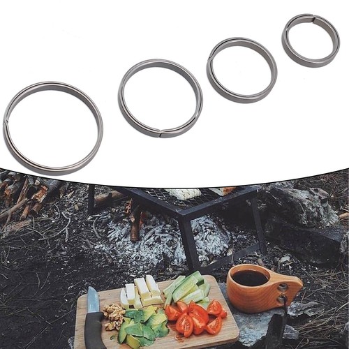 Quick Release Titanium Key Rings Set Smooth Edges for Easy Access to ...