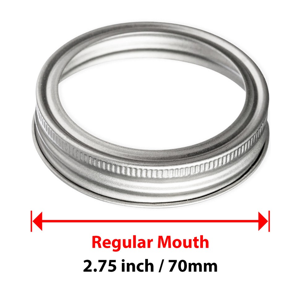 Metal Screw Bands Rings for Ball, Mason, Canning Jars (Regular 24 pcs ...