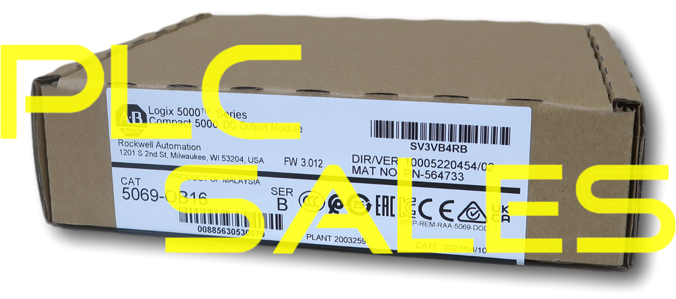 Allen Bradley 5069-OB16 | Compact 5000 DC Output Module - Mfg 2022 ...