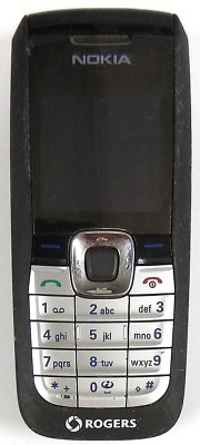 Nokia 2610 - Silver and Black ( Rogers Communications ) Cellular Phone ...