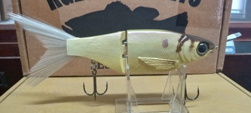 KGB CHAD SHAD CREAMSICLE BONE SHAD SWIMBAIT 7 INCH SLOW SINKER 🔥🔥 (HARD ...