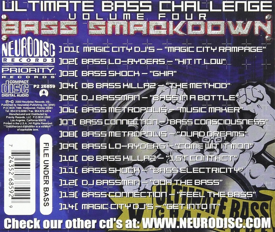 Various Ultimate Bass Challenge 4 (CD) 754863205729 | eBay