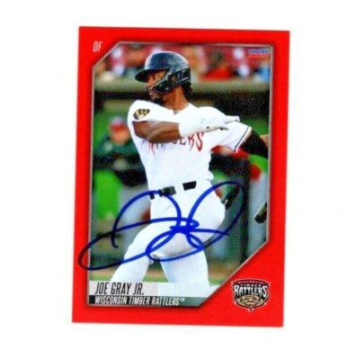 Joe Gray Jr. signed autographed 2022 Wisconsin Timber Rattlers baseball ...