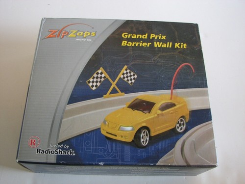 ZIP ZAPS RADIO SHACK Micro RC Toy Cars Grand Prix Barrier Wall Kit ...