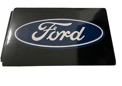 FORD BATTERY SIDE LOGO DECAL STICKER BATTERIES Blue Oval White | eBay