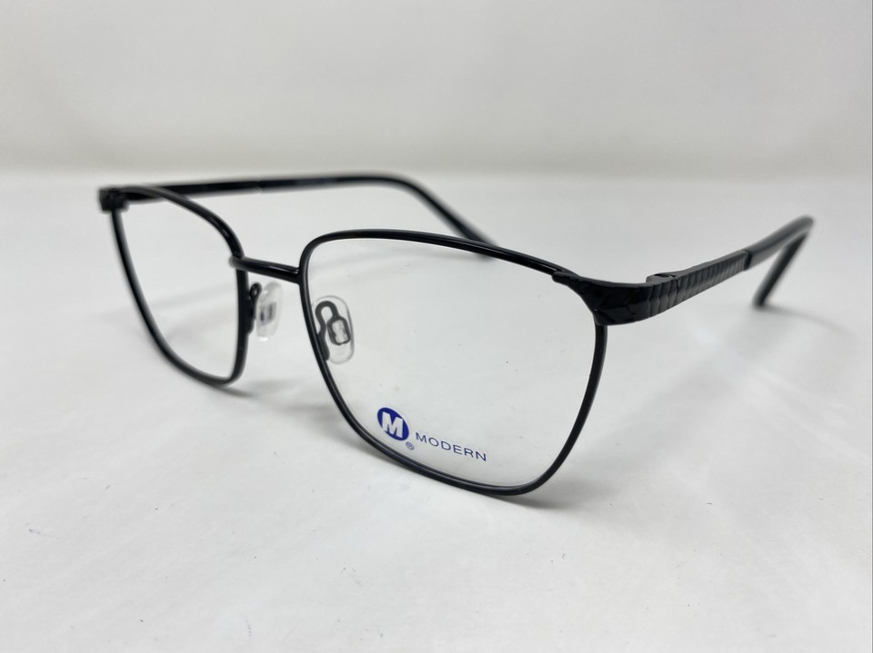 Modern RESIST BLACK 51-18-140 Metal Black Full Rim Eyeglasses Frame ...