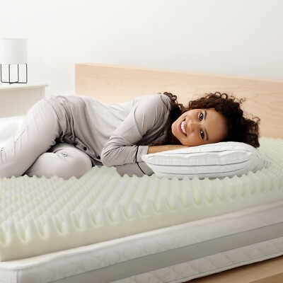 Vauun Eva Medical Eggcrate Foam Mattress Pad 3" Hospital (34” x 78 ...