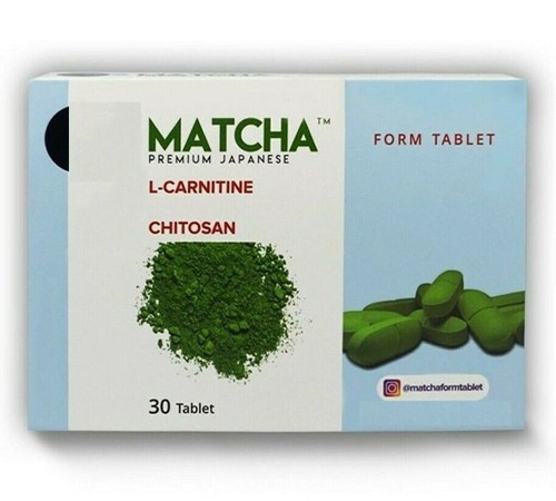 30 Tabs Matcha Form Tea Tablet Premium Japanese Detox Antioxidant ...