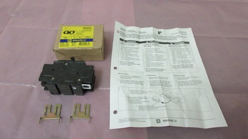 QO QOU215, 41865, Square D, Circuit Breaker, 15A, 120/240V~ 50/60Hz ...
