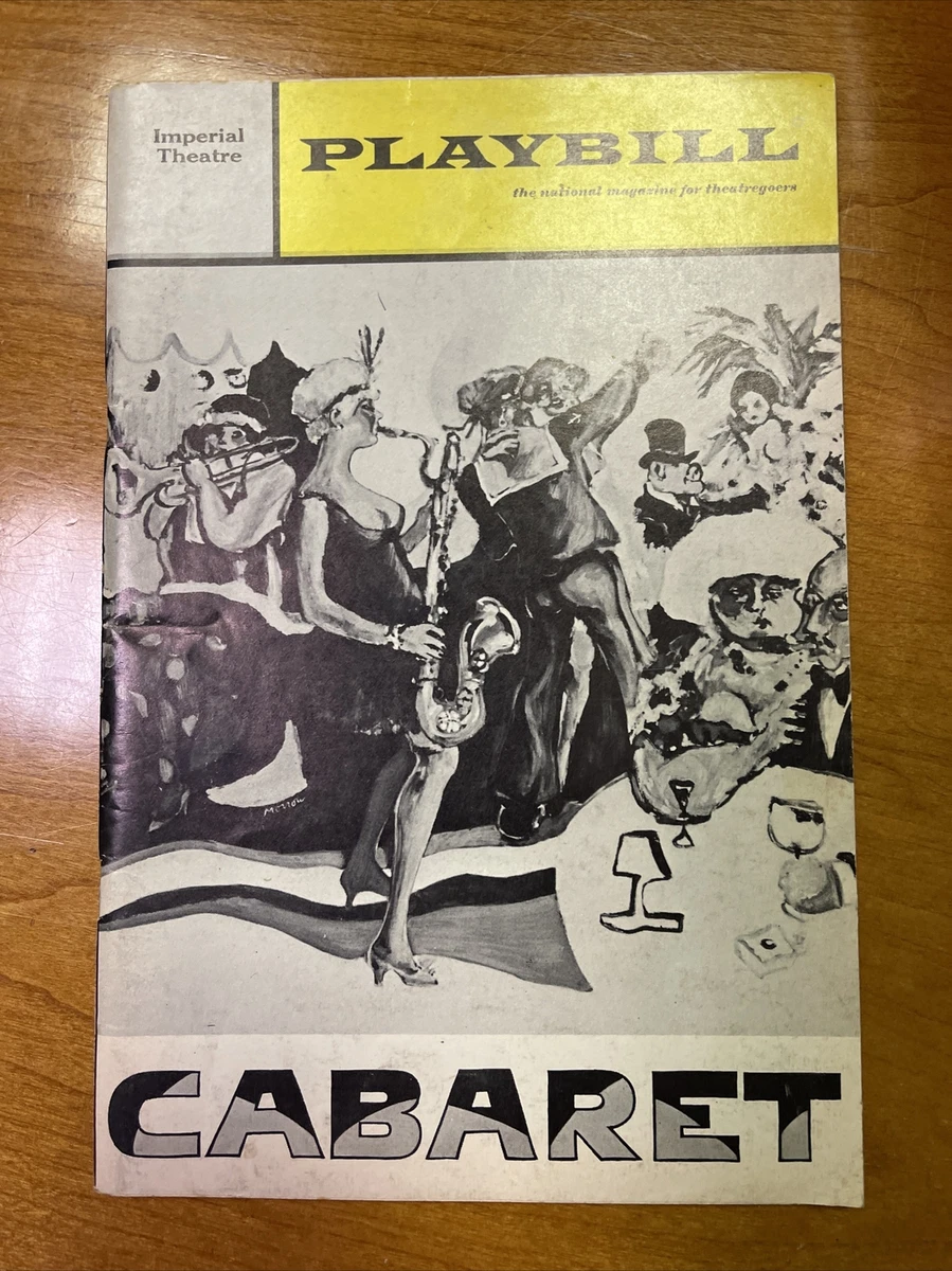 Joel Grey Cabaret Playbill
