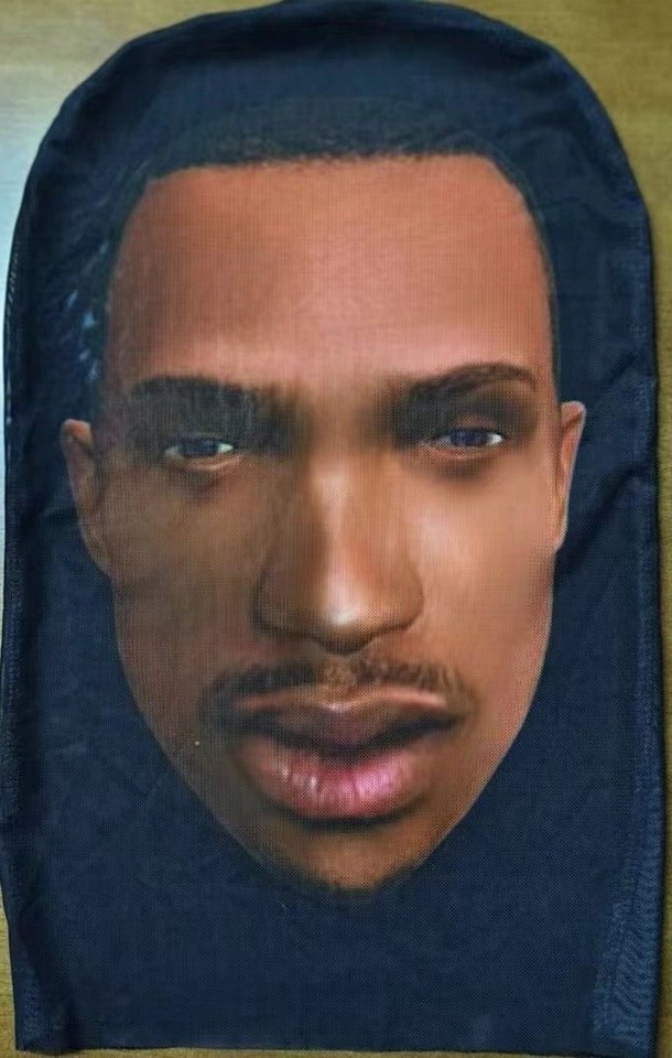 CJ jonsey Kanye West Shiesty Mask Full Face Shiesty Funny Cosplay ...