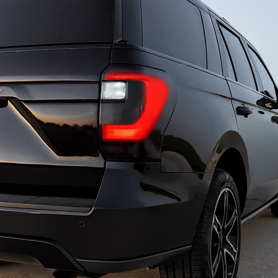 FOR 2018-2021 Ford Expedition Tail Light Cutout SMOKE Precut Vinyl Tint ...