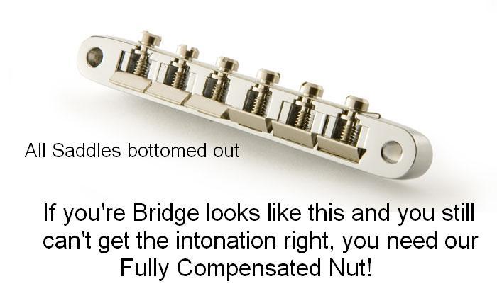 MusicianAtHeart FULLY COMPENSATED Bone Nut made for GIBSON Electric ...