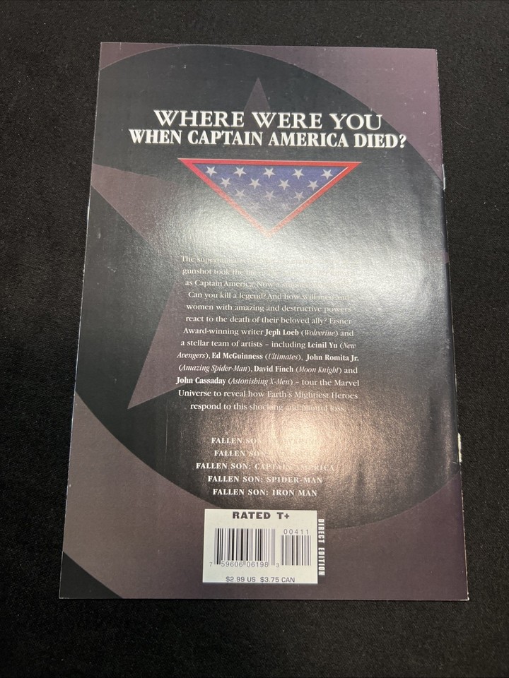 Fallen Son Death of Captain America #1 - 5 (2007) Michael Turner ...