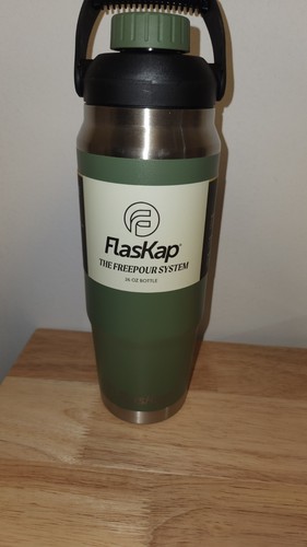 Flaskap 26 Oz Free Pour System Olive Green | eBay