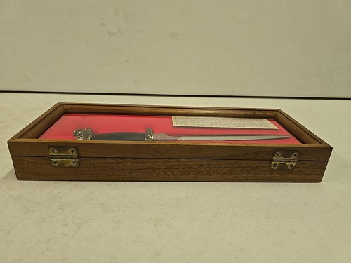 Vintage 1990 Kershaw Golden Boar Dagger In Case German WW1 Reissue 448/ ...