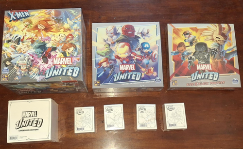 MARVEL UNITED X-MEN Kickstarter Exclusive Stretch Goals Box Bundle ...