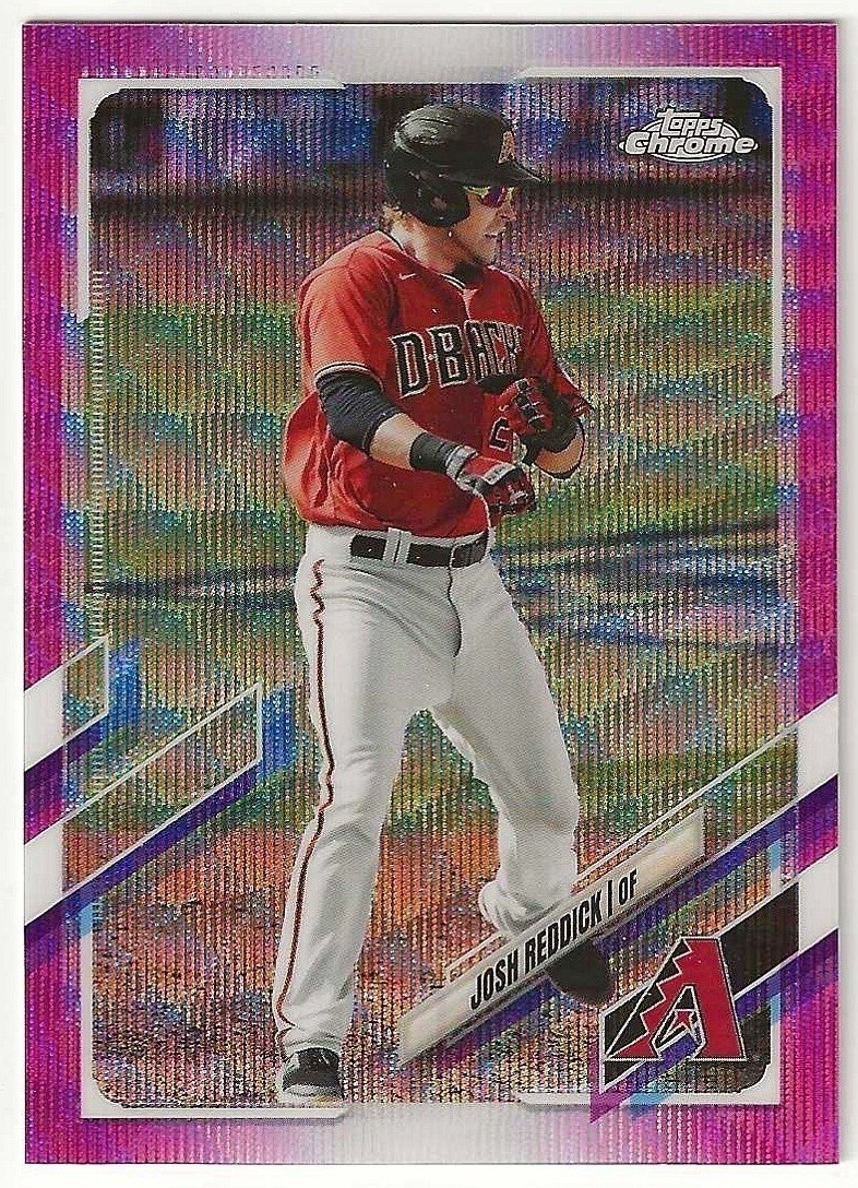 2021 Topps Chrome Update JOSH REDDICK Insert PINK WAVE REFRACTOR ...