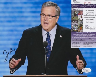 Jeb Bush Signed 8x10 Photo w/ JSA COA #L51352 George W | eBay
