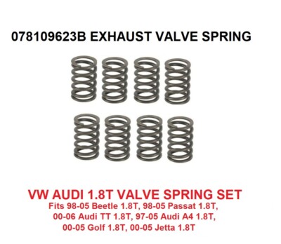 NEW VW AUDI EXHAUST Valve Spring set kit GOLF,JETTA, PASSAT A4 1.8T ...