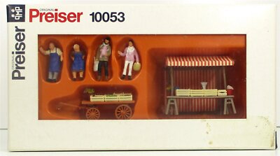 Spur H0 Preiser 10053 Figuren Obst- und Gemüsestände OVP (5928K) | eBay.de