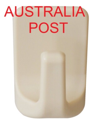 9x Estilo UTILITY HOOKS Easy Stick On Installation, Multi-Purpose IVORY ...