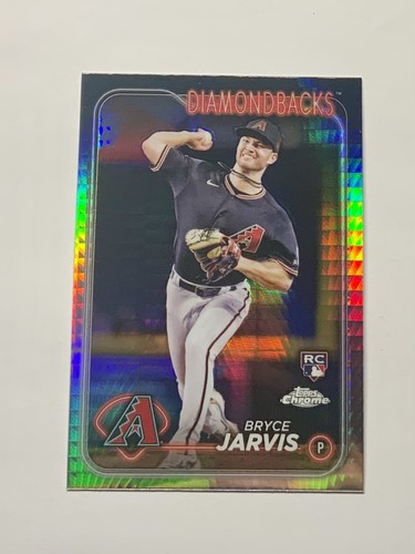 2024 Topps Chrome Prism Refractor Bryce Jarvis RC Diamondbacks | eBay