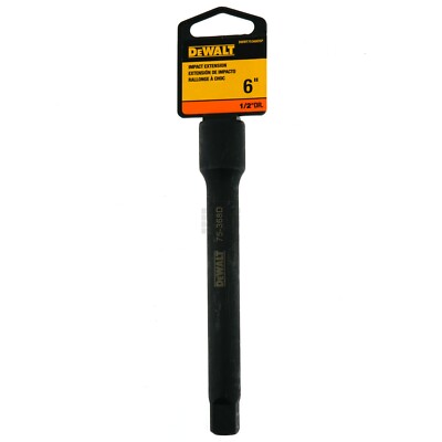Dewalt DWMT75368OSP 6" Impact Extension, 1/2" Drive, 75-368D | eBay
