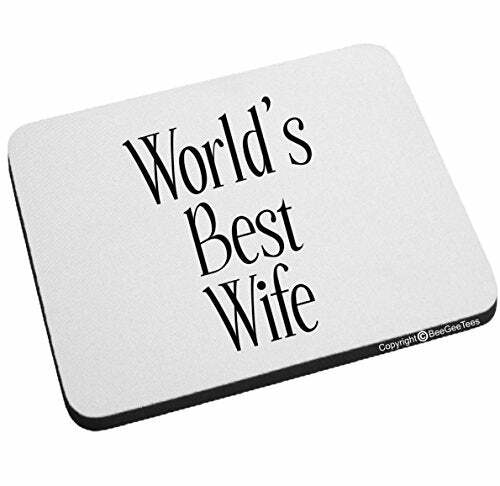 World's Best Wife Mouse Pad Valentines Day Birthday Gift Mothers Day ...