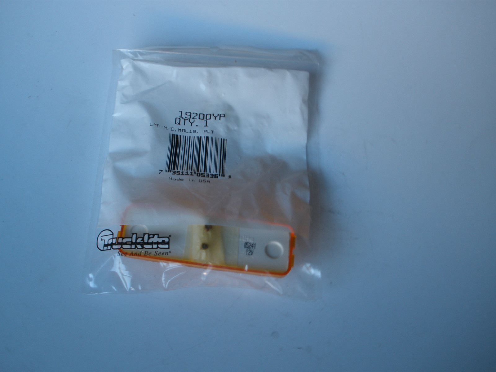 Truck-Lite 19 Series Yellow Rectangle Double Bulb Light 19200Y for sale ...