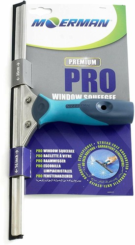 Moerman Premium Pro Window Squeegee 35cm (14") For Streak Free Cleaning ...
