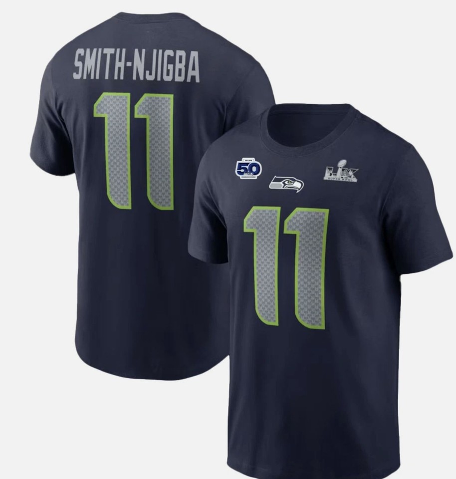Jaxon Smith-Njigba #11 Seattle Seahawks Name and Number - Size S-5XL | eBay