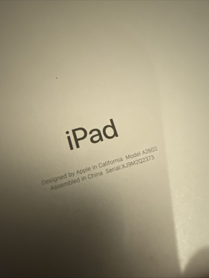 Broken WiFi Only Apple iPad 9th Gen 64GB A2602 Cracked NO ICLOUD | eBay