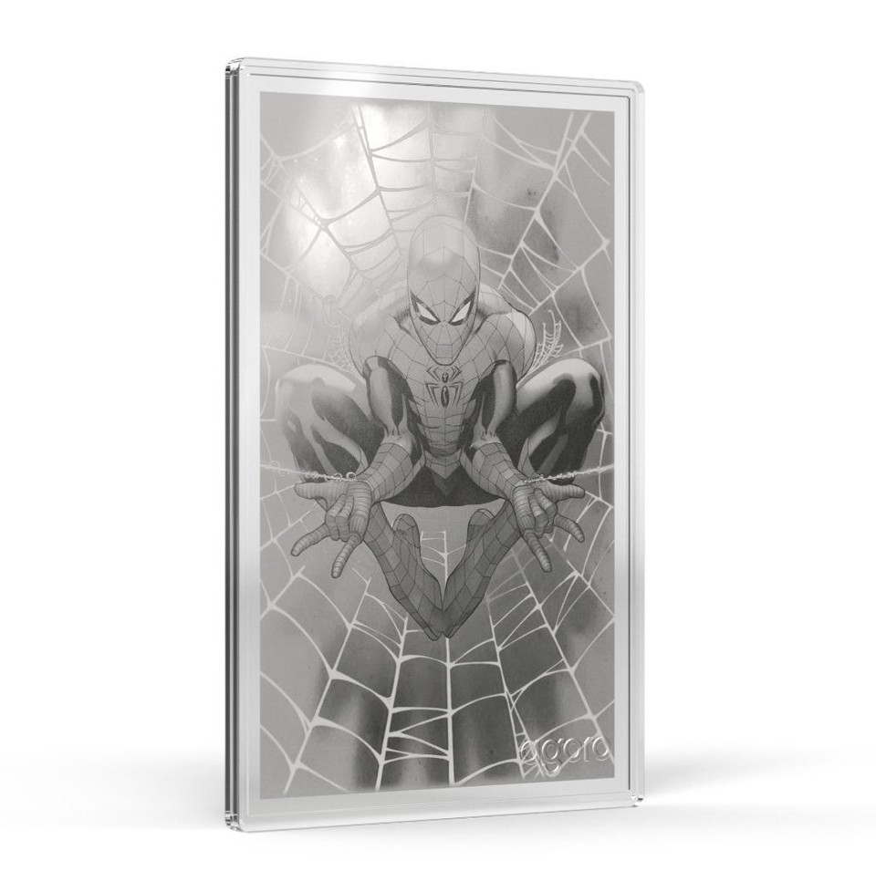 Marvel Spider-Man Blind Box 5g Silver/Gold Foil Chase Card 2025 Agoro ...