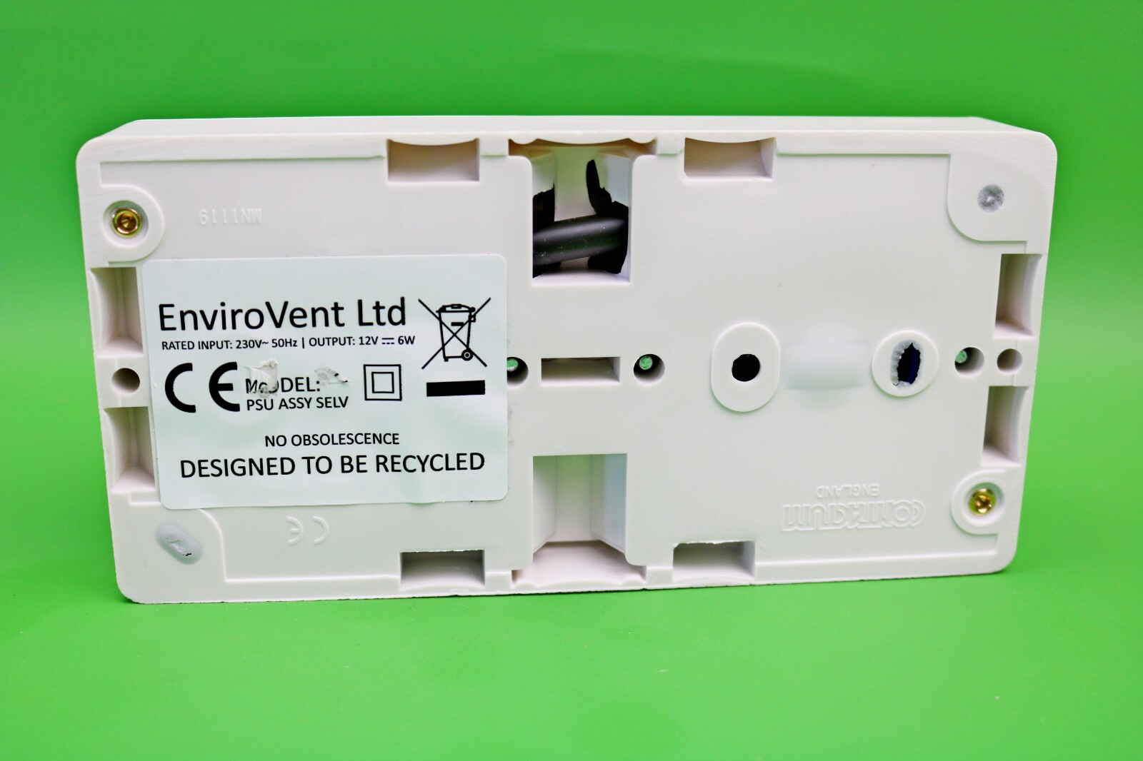 Envirovent Filterless Infinity Cyclone SELV Replacement Low Voltage ...