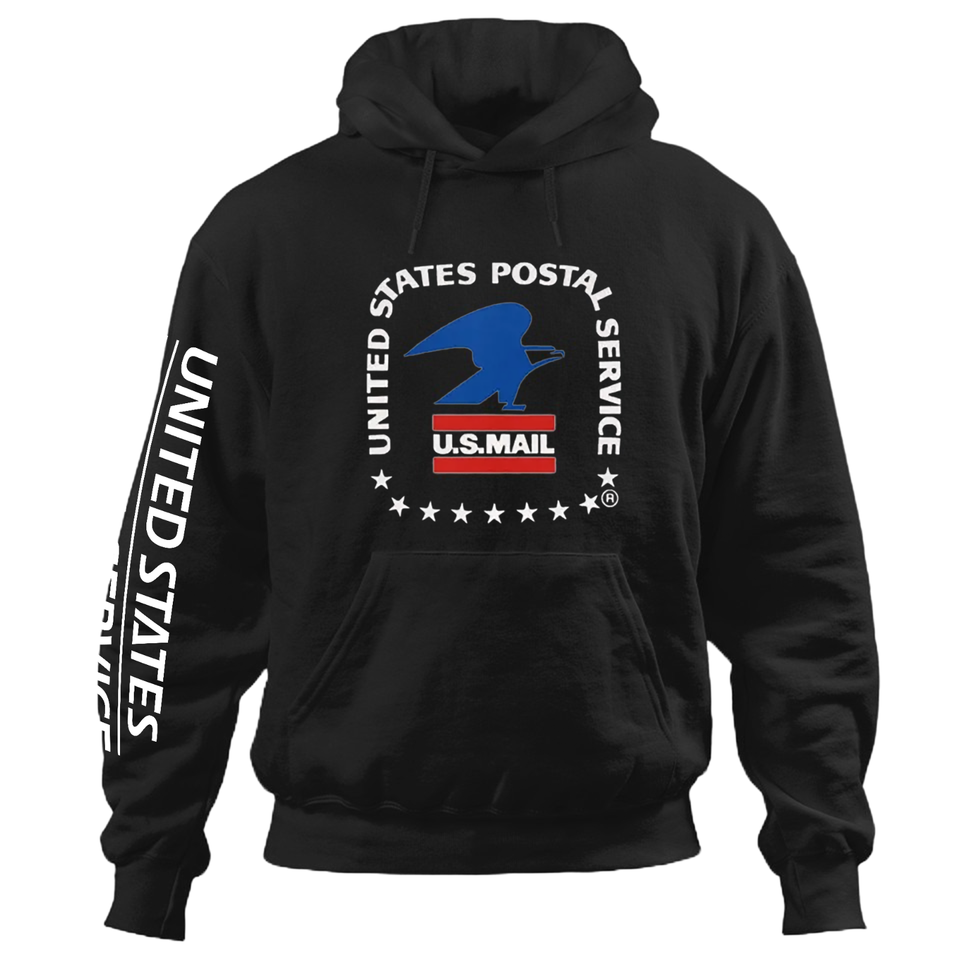 New USPS Sweatshirt Hoodie Funny American USA, Post Office Hoddie With ...