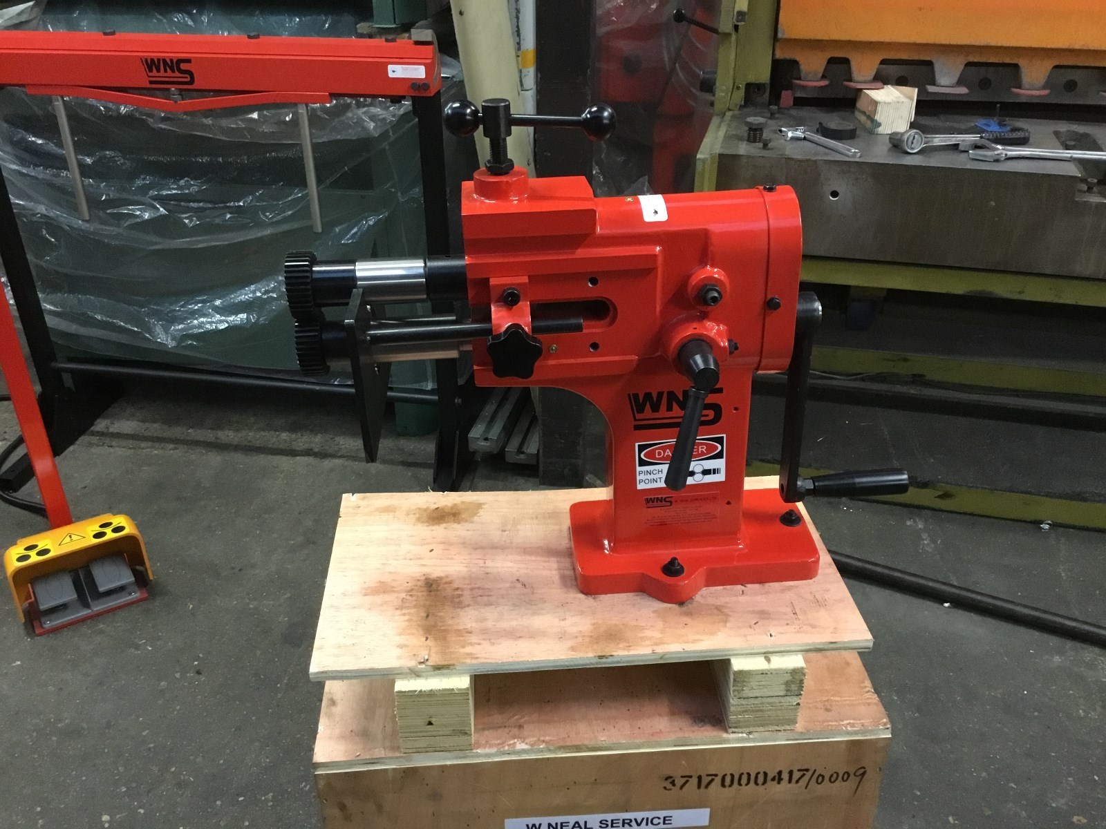 Hand Swager Swaging Rotary Jenny Bead Former Roller Machine 200mm x1 ...